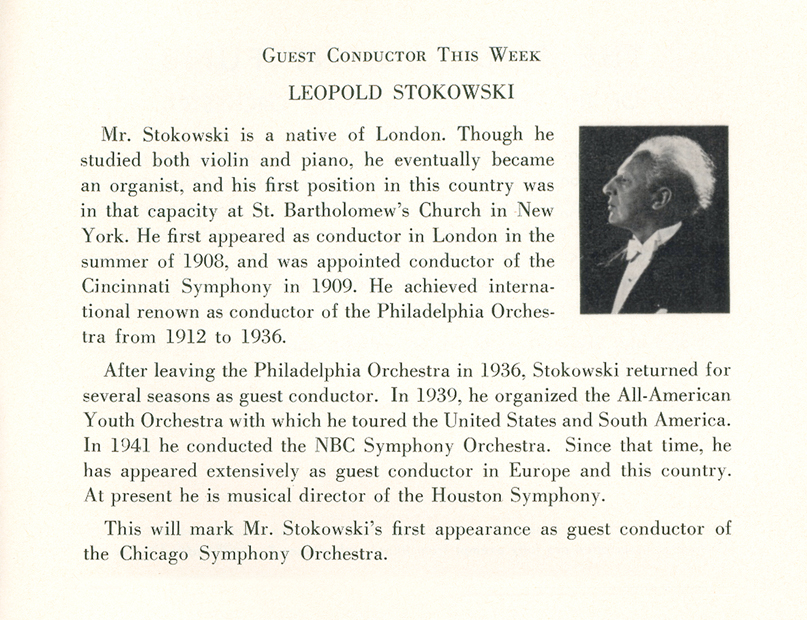 125 Moments: 036 Leopold Stokowski | Chicago Symphony Orchestra