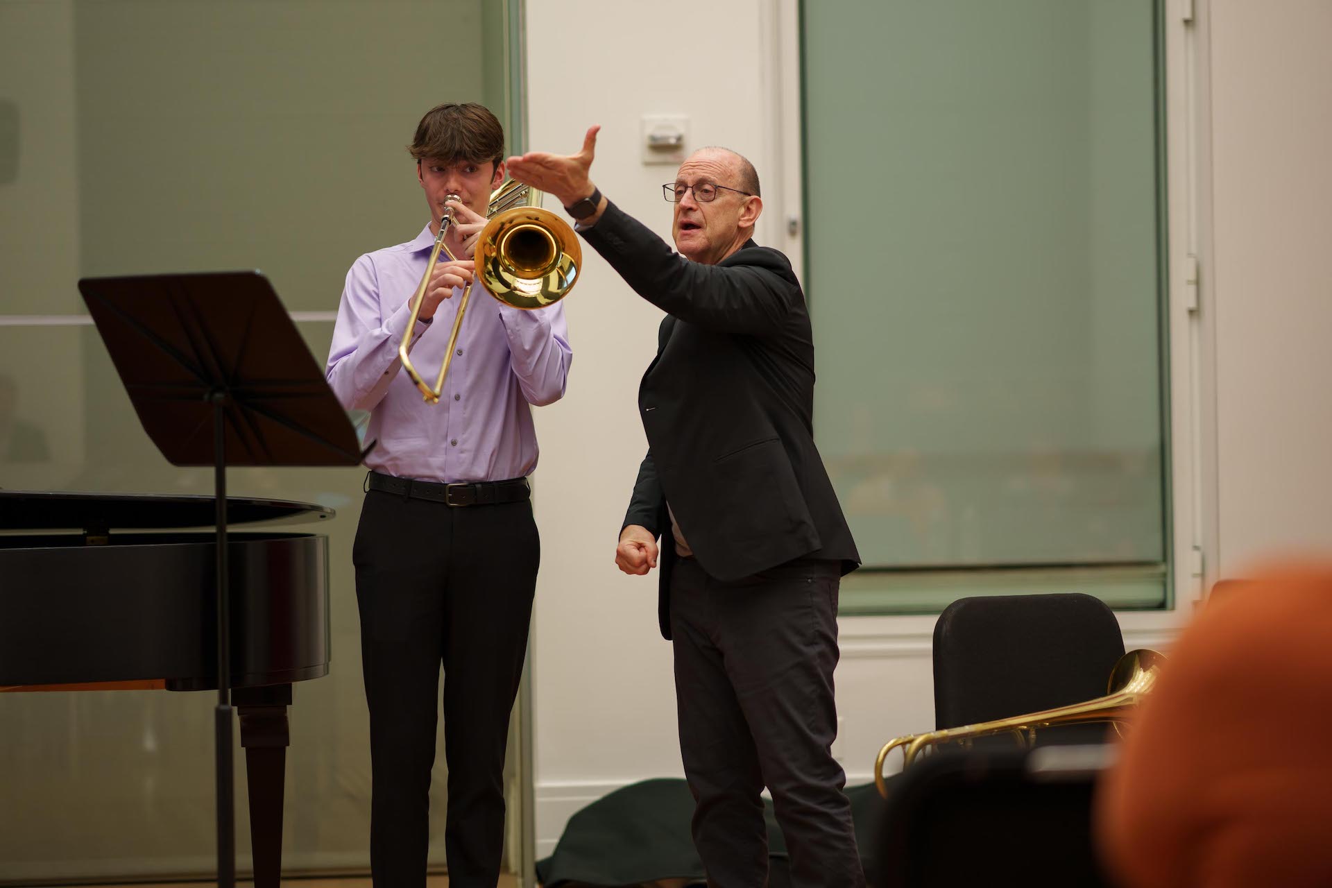 Before the second Carnegie concert, master classes and a museum tour ...