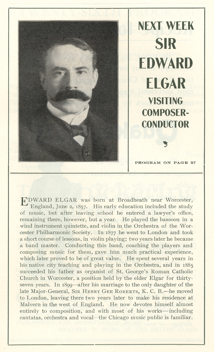 125 Moments: 014 Sir Edward Elgar | Chicago Symphony Orchestra
